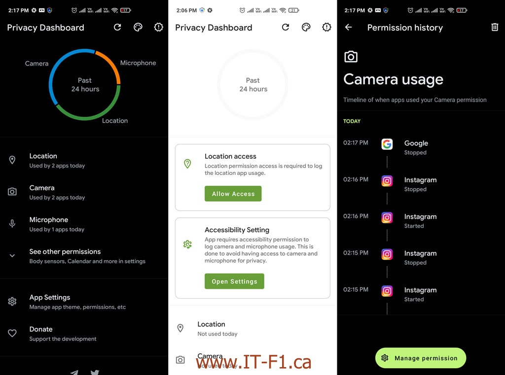 How to enable Privacy Dashboard Android 12 in all Devices? - IT F1 ...